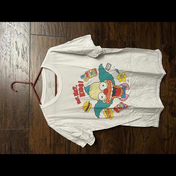 Shirts | The Simpsons Krusty The Clown Hey Hey Kids L Tshirt | Poshmark